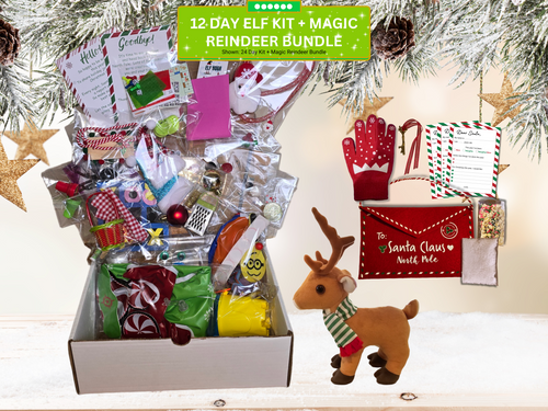 The Original 12 Day Elf Kit + Elf Magic Reindeer Bundle | ElfCraft Studio