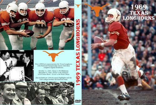 1969 TEXAS LONGHORNS National Champs 4DVDs | Retro DVDs