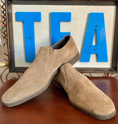 Original Suede Crepe Soled Mod Shoes | Teri England Attire