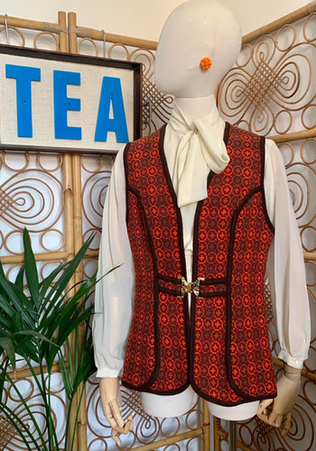 1960s Princess Cut Welsh Wool Waistcoat | Teri England Attire