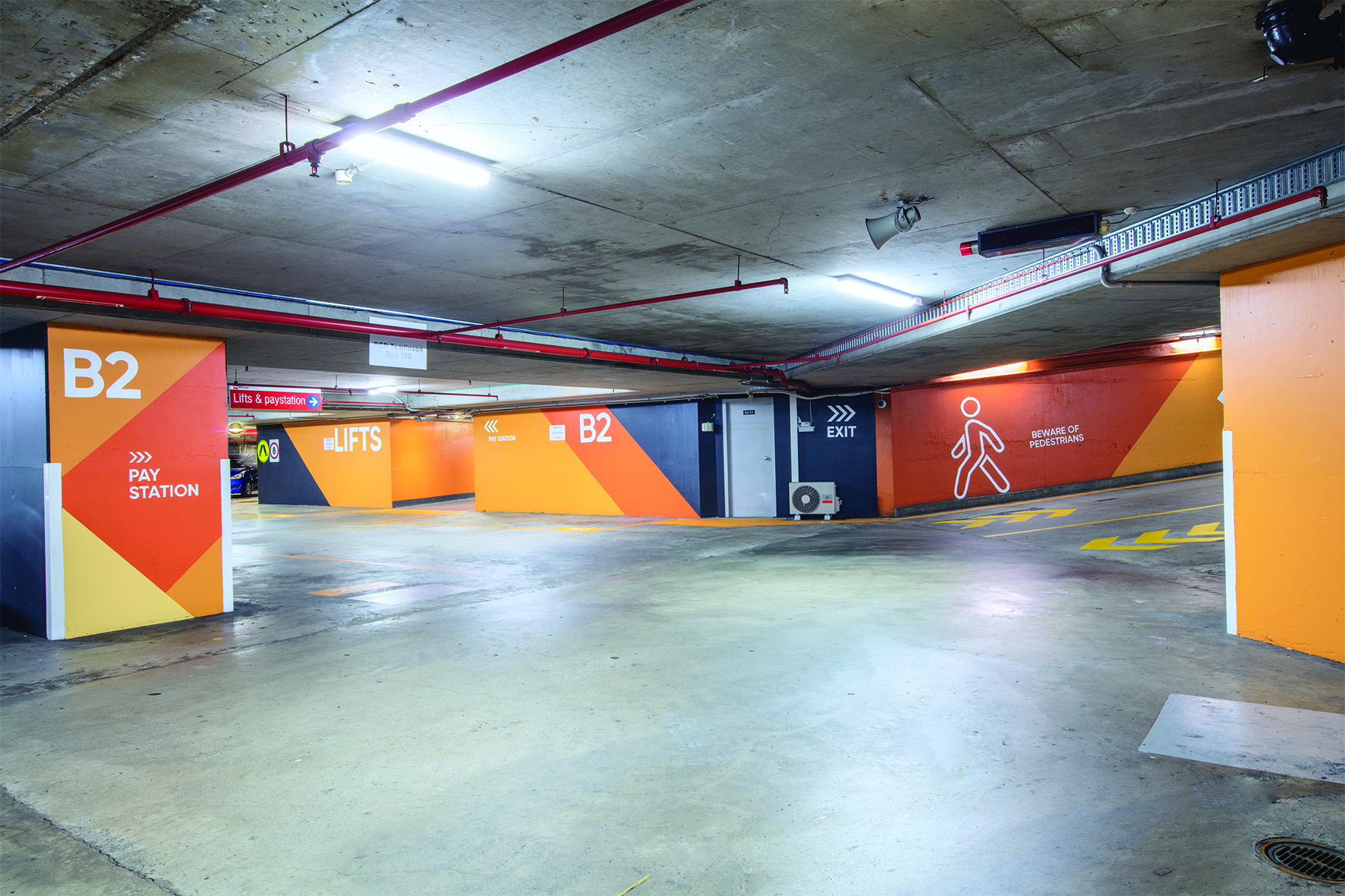 Gateway Carpark Graphics | Dovetail Design Group | Australia