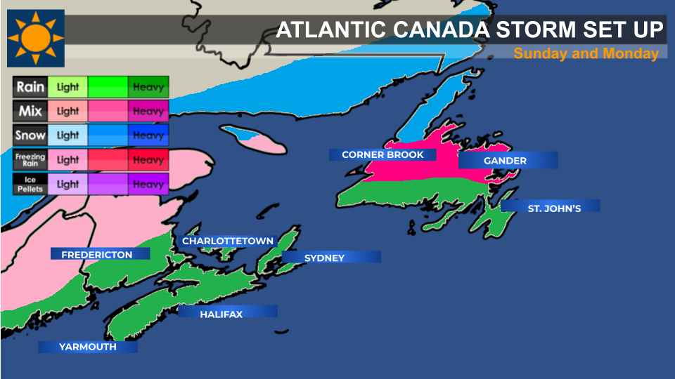 Mixed Bag of Weather Expected Across Atlantic Canada