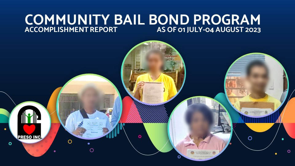 COMMUNITY BAIL BOND UPDATE – 01 JULY - 04 AUGUST 2023