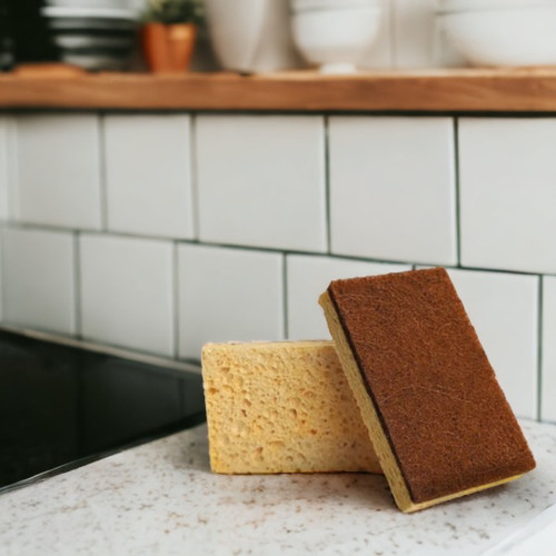 Coconut & Wood Pulp Scrubber Sponge 3 pk: The Ultimate Alternative to ...