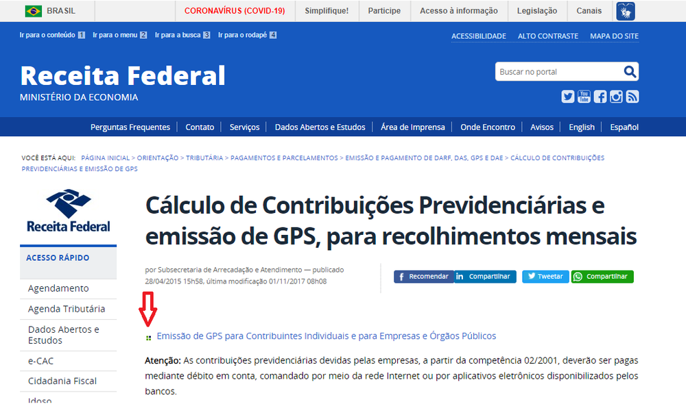 Saiba como gerar sua guia INSS