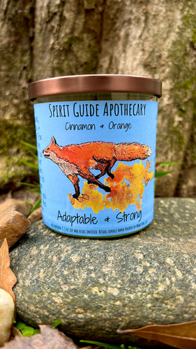 Fox- Adaptability & Strength- Spirit Guide Intention Candle | Spirit ...