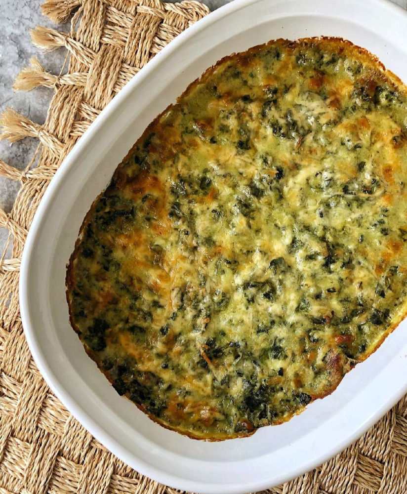 Baked Creamed Spinach