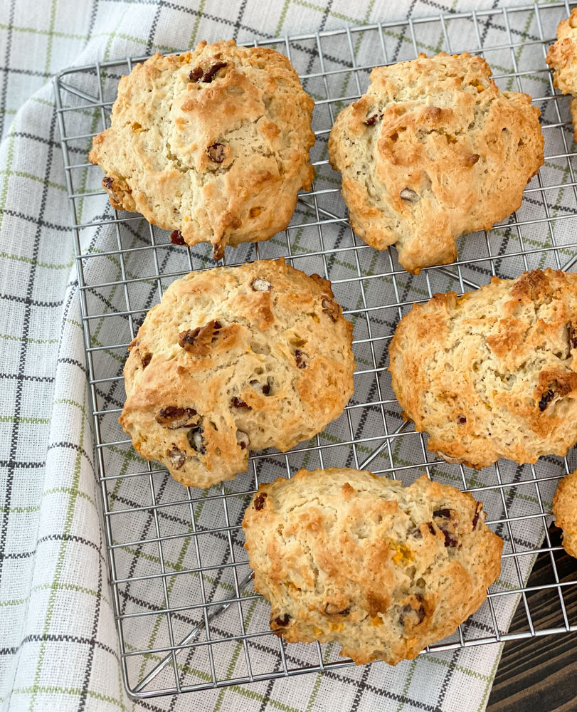 Cranberry & Orange Drop Biscuits
