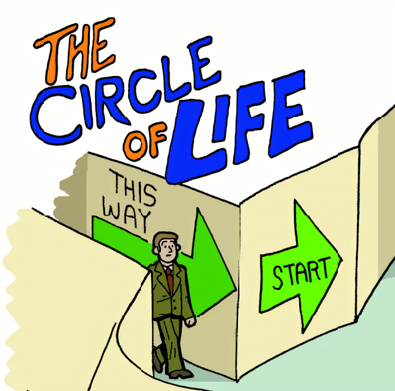 Life is a circle. The end of one journey is the beginning of the next.