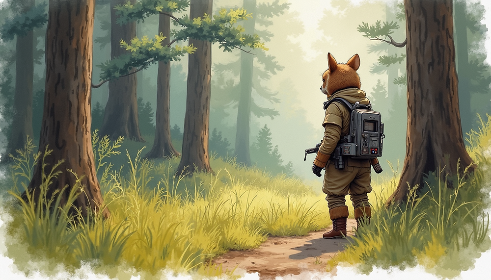 Exploring D&D Character Sheets Through Watercolor Sketches of Ewok Scouts