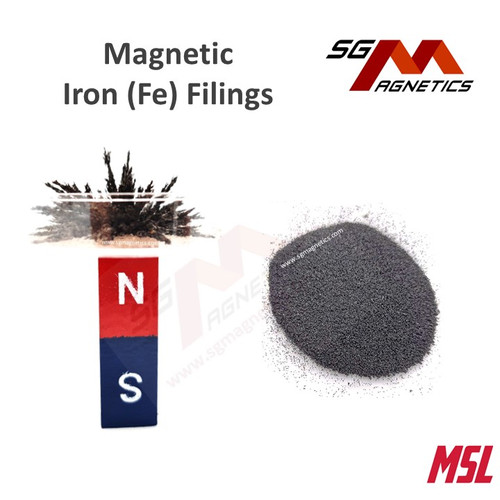 Iron Powder - Magnetic Field - Coarse Bits / Fine Iron Powder Filings ...