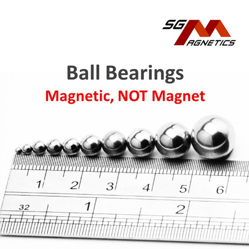Ball Bearings (Magnetic, NOT Magnet) | SG Magnetics