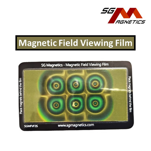 Magnetic Field Viewing Film - Magnet Viewer Sheet | SG Magnetics