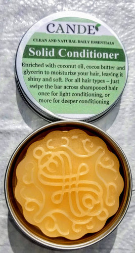 Solid Hair Conditioner - No Plastic Container! | candeclean