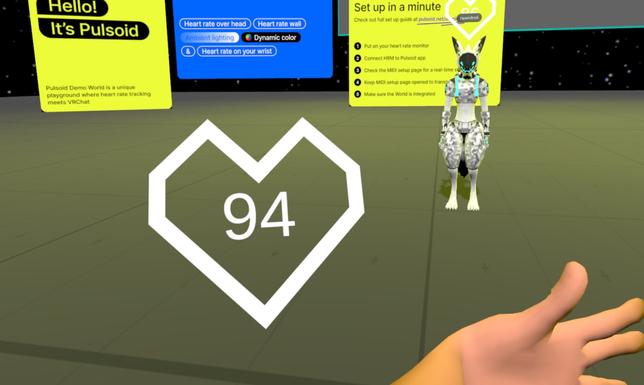 Connect Your Heart Rate to VRChat Worlds: Pulsoid to MIDI