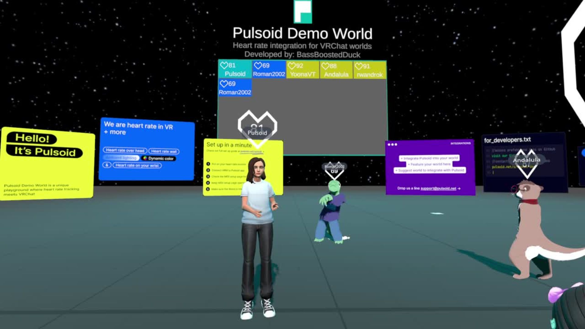 Connect Your Heart Rate to VRChat Worlds: Pulsoid to MIDI
