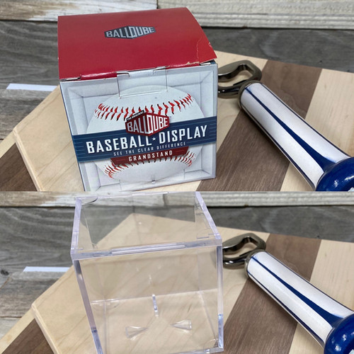 Baseball Display Cube Only | cagloveengraving