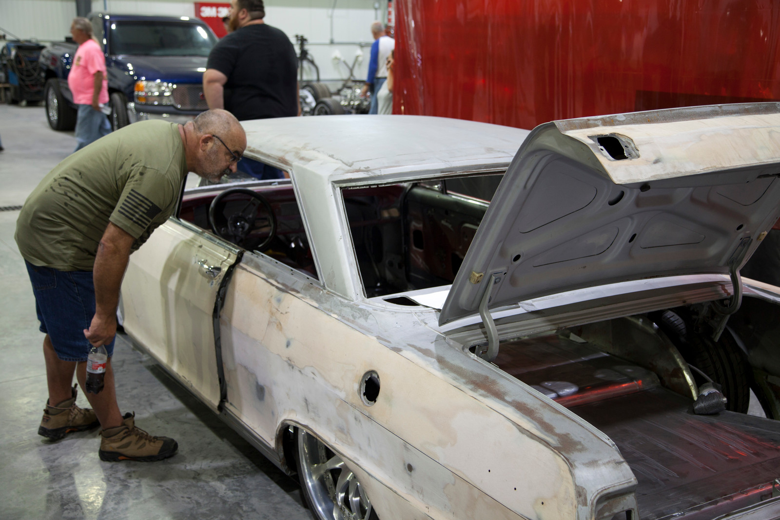 Checking out a dropped car