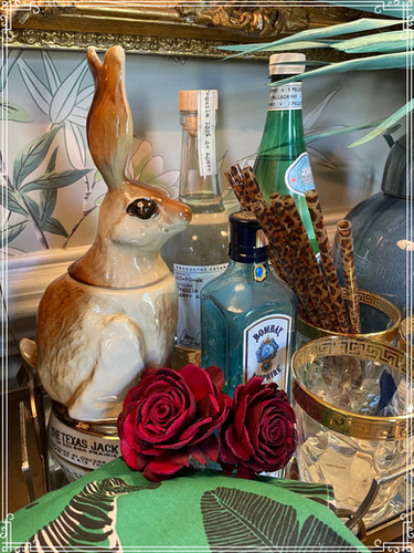 Jack rabbit decanter | Plate and Plaid