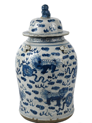 Foo dog temple jar | Plate and Plaid