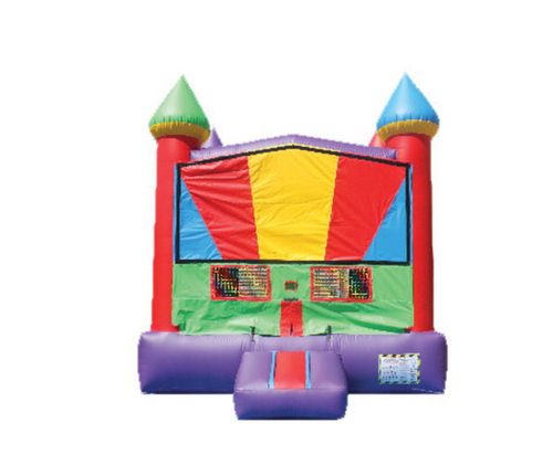 Multi Color Bounce House Castle Rental | My Site