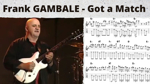 PDF Frank Gambale - Got a Match - Transcription | Georges Guy
