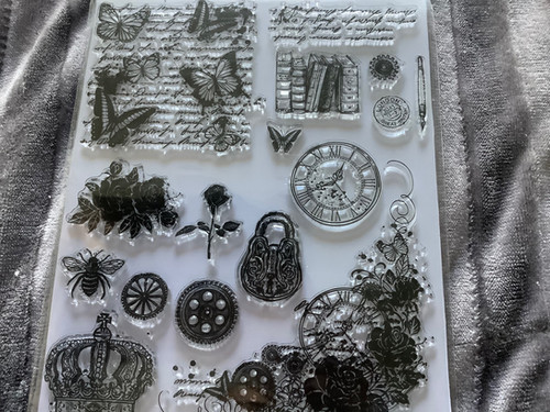 Vintage Large Decorative Elements stamp set | Shabbydabbydoodah