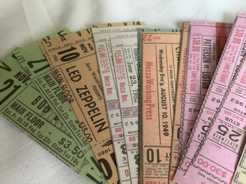 Vintage Style Craft paper Tickets x 30 sheets | Shabbydabbydoodah