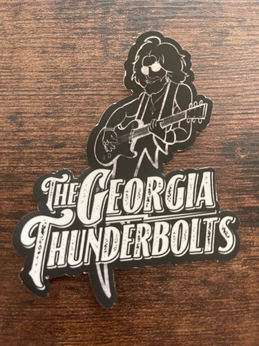 Thunderbolt Dude Sticker | georgiathunderbolts