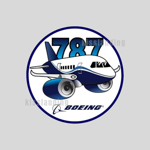 Boeing 787 Sticker | Kisslanding Pilot Shop | Bangkok Thailand