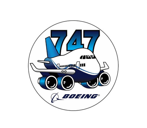 Boeing 747 Sticker | Kisslanding Pilot Shop | Bangkok Thailand