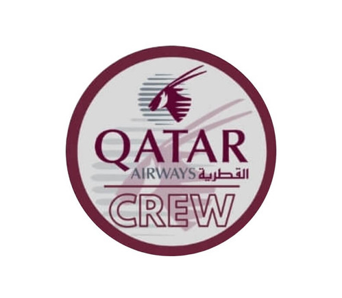Qatar Airways Crew Sticker