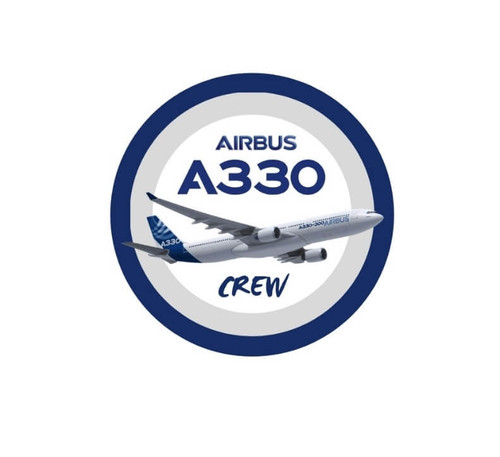Airbus A330 Crew Sticker | Kisslanding Pilot Shop | Bangkok Thailand