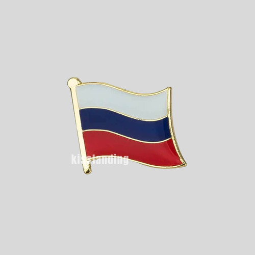 Russia Flag lapel pin | Kisslanding Aeroshop | Bangkok Thailand