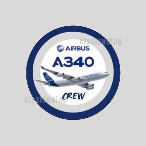 Airbus A340 Crew Sticker | Kisslanding Pilot Shop | Bangkok Thailand