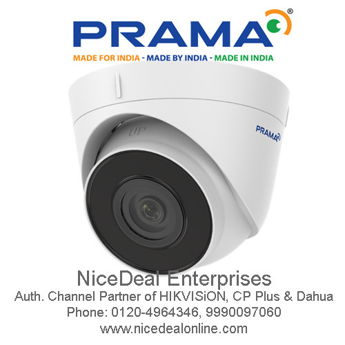 PT-NC123D3-N(D2) | Rs. 2450/- | STQC | Prama 2MP IP Dome Network CCTV Camera | PT-NC123D3-N(D2 ...