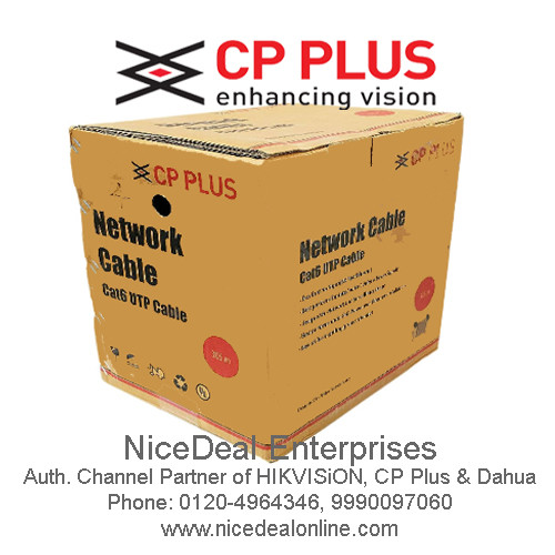CP-EUT-6TGL23-305 | Rs. 7150/- | CP Plus CAT6 305mtrs UTP Copper Cable ...