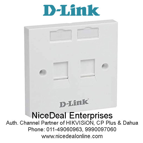 NFP-0WHI21 | Rs. 90/- | D-Link Dual Port Face Plate (I/O Plate ...