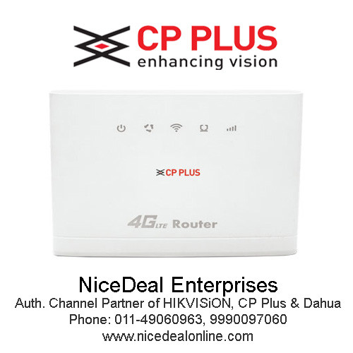 CP-XR-DN211-S | Rs. 2150/- | CP Plus 4G SIM Card Wi-Fi Router (CP-XR ...