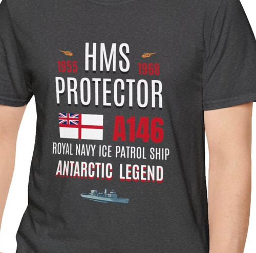 HMS Protector A146 Royal Navy Ice Patrol Ship Unisex Antarctic Souvenir ...
