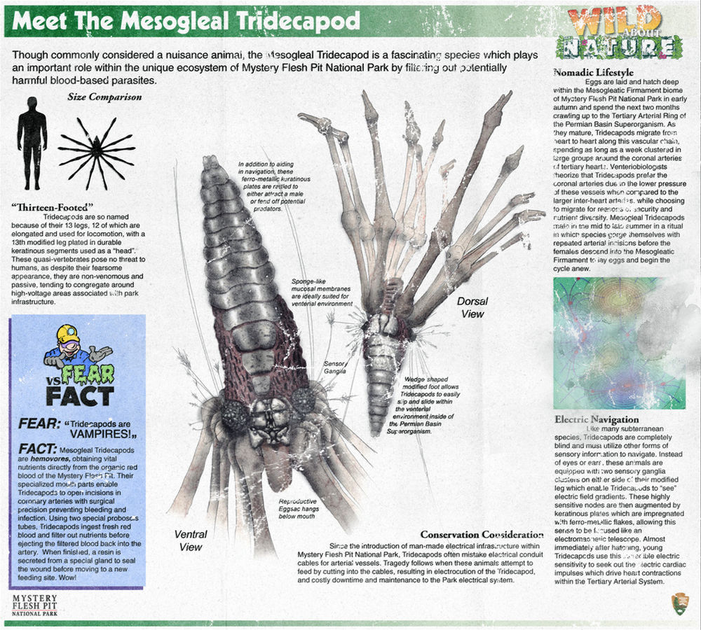 Reading Pile: Mystery Flesh Pit National Park