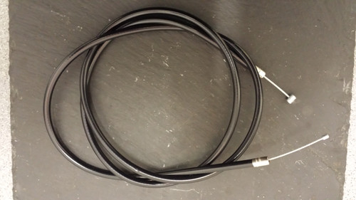 Lambretta cable - Standard throttle, CASA brand - Complete, black - Nylon lined | Lambretta Upgrades