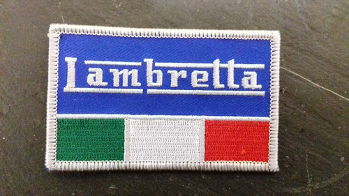 Lambretta Patches - Italian flag, Embroidered - Iron or sew on ...