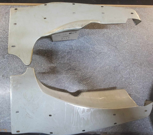 Lambretta Bodywork - Rear runner boards, pair - GP, bare oiled metal ...