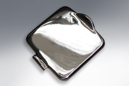 Lambretta petrol tank - stainless steel frame fuel flap, GP only ...