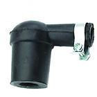 Pattern spark plug cap for HT lead - Budget, black | Lambretta Upgrades