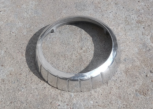 Lambretta Headset - Li series 1 speedo bezel with ridges, polished ...