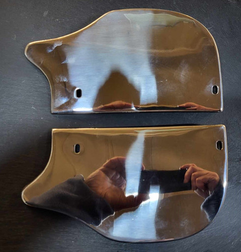 Lambretta Bodywork - Cut off rear runner boards, pair - Series 3 & GP ...