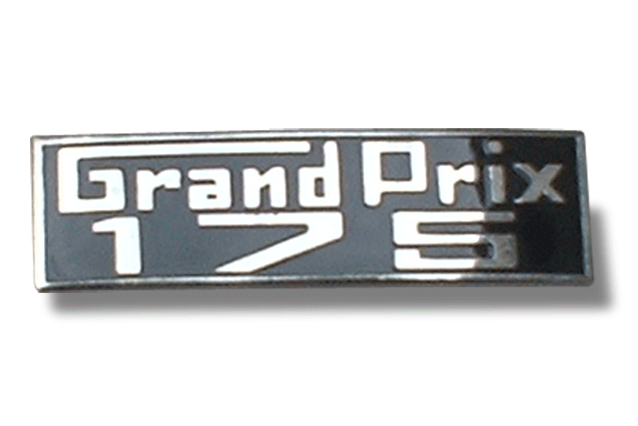 Lambretta Badges - Legshields, Grand Prix 175 - Rectangular | Lambretta ...