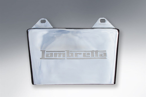 Lambretta frame - Stainless steel, laser cut mudflap - ' Lambretta ...